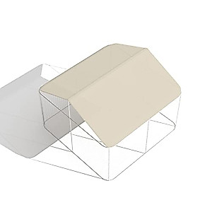 COARBOR 8'x26' Outdoor Shade Fabric Cloth Material Roll for DIY Pergola Cover Garden Plant Patio Deck Porch Shade Cover Yard Balcony Backyard Pergola Shade Privacy Screen Beige