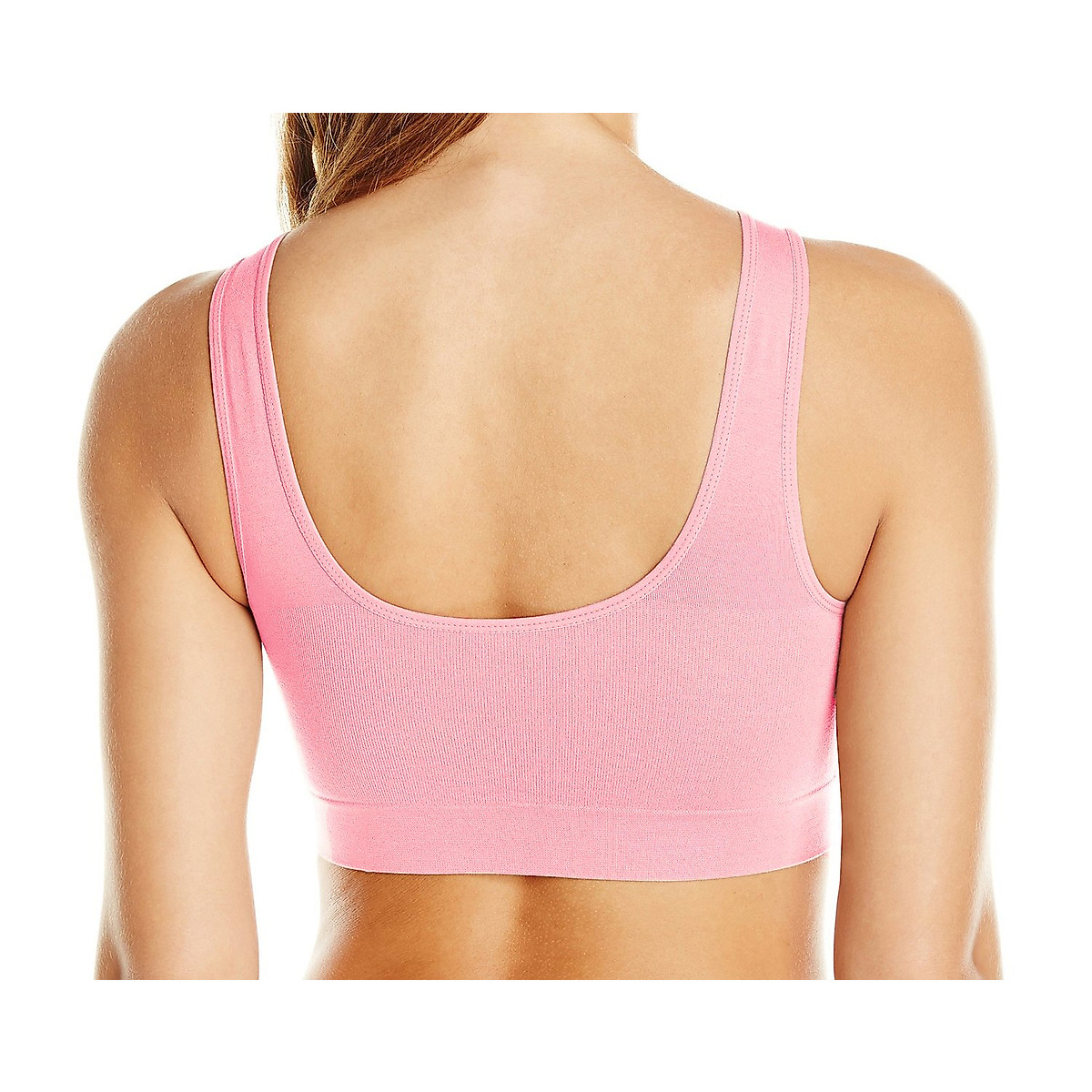 KINYAOYAO 3 Pack Women's Ultimate Comfy Medium Support Seamless Wireless Sports Bra with Removable Pads,4X