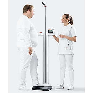 Seca 777 Medical Scale – Professional Physician Scale - Accurate Weight with Consistent Results and BMI - Eye Level Height Rod and Tilt Proof Safety - Weight Capacity 550 lbs / 220 kg