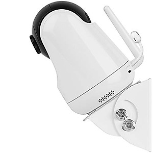 Baby Monitor Mount for VAVA Baby Monitor Camera VA-IH006/ VA-IH009/HiPP Baby Monitor,Adjustable Angle Wall Mount Bracket,Aluminum Alloy Material (White)