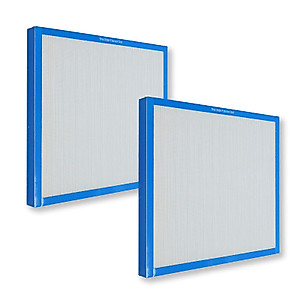 PUREBURG AF-20FL True HEPA Filter Compatible with HoMedics Total Clean AF-20FL Fits AF-20 AP-25 AR-20 Air Purifiers, H13 3-Stage Filtration Air Clean Voc Dust Odor, 2-Pack