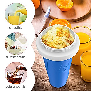 Slushy Maker Cup, Slushy Cup TIK Tok Frozen Magic Squeeze Cup Cooling Maker Cup Quick Frozen Smoothies Cup Ice Cream Maker Cup for Children