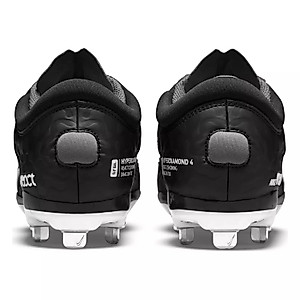 Nike Hyperdiamond 4 Elite CZ5917-010 Black/Dark Smoke Grey/Wolf Grey/White Women's Metal Softball Cleats 8 US