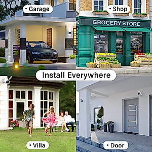 XTU Security Camera Outdoor, 2K Wireless WiFi 360° PTZ Camera, Solar Security Camera Battery Powered, Home Surveillance Camera with Spotlight & Siren/Motion Detection/3MP Color Night Vision/IP66.