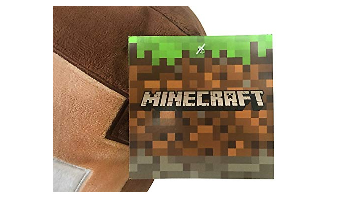 Minecraft Steve Plush Pillow Buddy - Soft 16-Inch Cuddly Toy