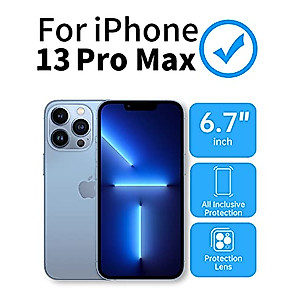 Kakalux [for iPhone 13ProMax Phone case,Magnetic case for The iPhone 13ProMax is magsafe Compatible,Slim and Offers Military Grade Drop Protection for The iPhone 13ProMax (6.7'')- Blue.