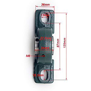 TFCFL Special 600mm Go Kart Buggy Quad Rear Wheel ATV Snow Sand Snowmobile Rear Axle Track Assemly pro Kits