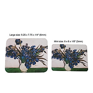 Mouse Pad Universe Museum Art Mouse Pads - Decorative & High Performance - 2 Sizes - Thick Natural Rubber, No Slip Base (Mini, Cezanne - Still Life with Apples)