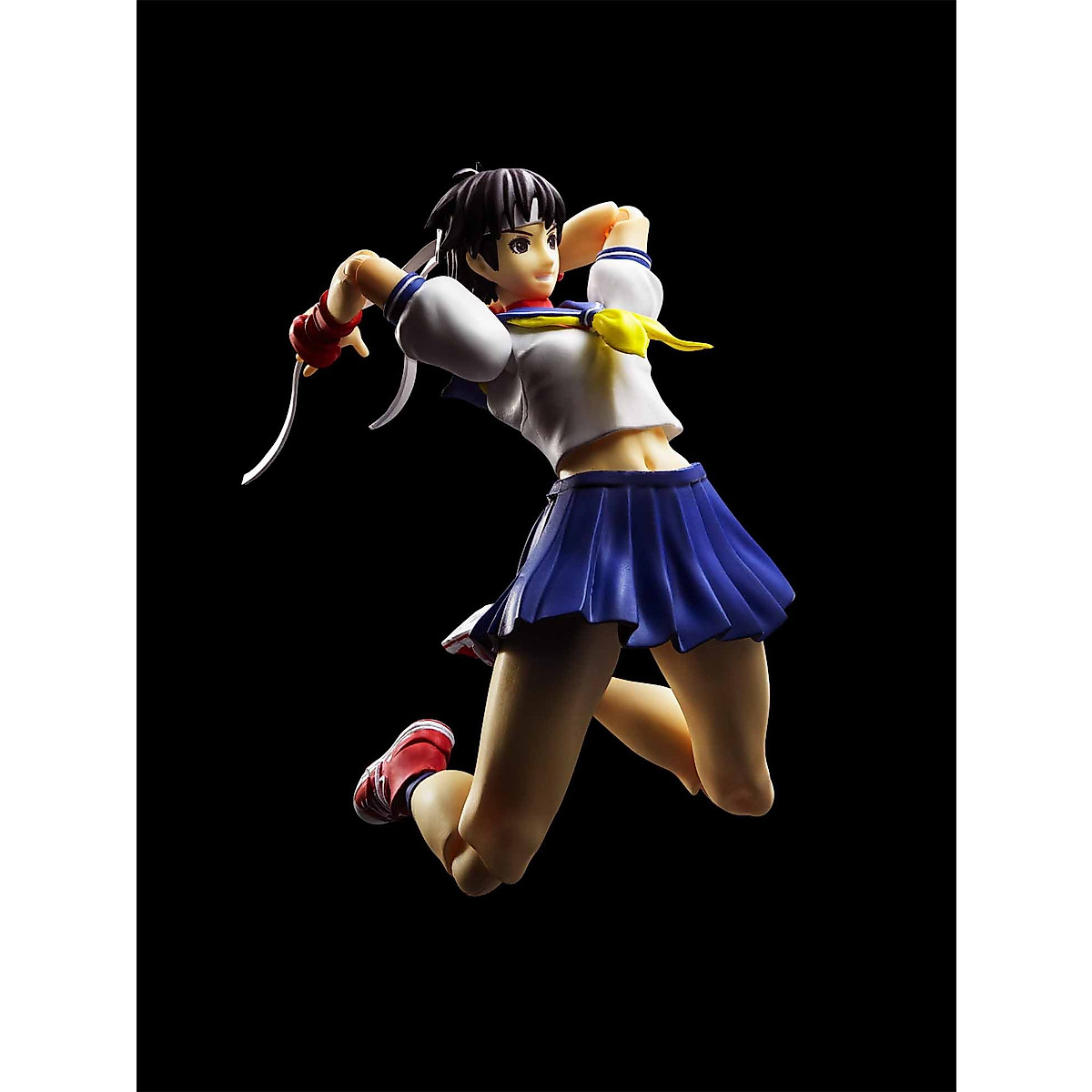 Bandai Tamashii Nations S.H.Figuarts Sakura Kasugano "Street Fighter" Action Figure, Multi-colored, 8" (BAN23895)