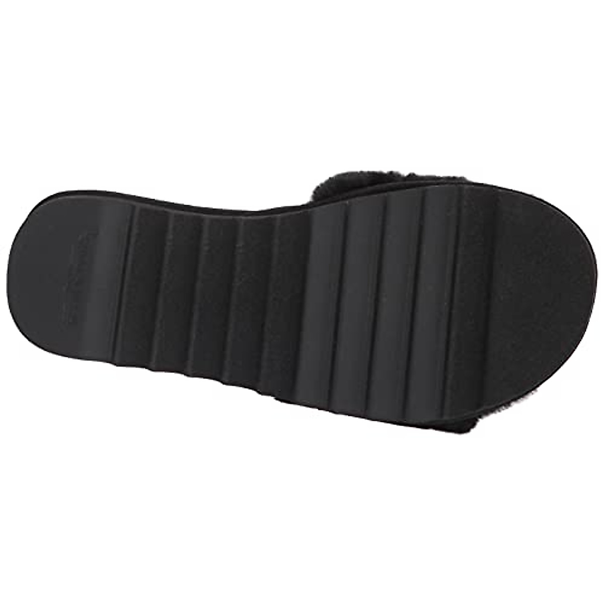 Koolaburra by UGG Women's Fuzz-AH Slipper, Black, 11