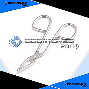 OdontoMed2011 Perfectweeze Slant Tip Tweezer, with Easy Scissor Handle, Eyebrow'