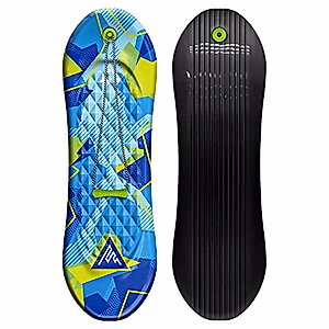 Artikfun Premium Foam Snowboard Sled 2-Pack | Tow Rope and Handle | Sized for Youth and Adults | Contoured Foot Deck Design | 48in-122cm Design Length |