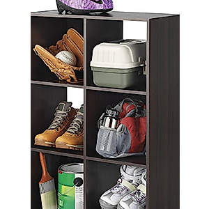 Whitmor 6 Cube Organizer, Espresso