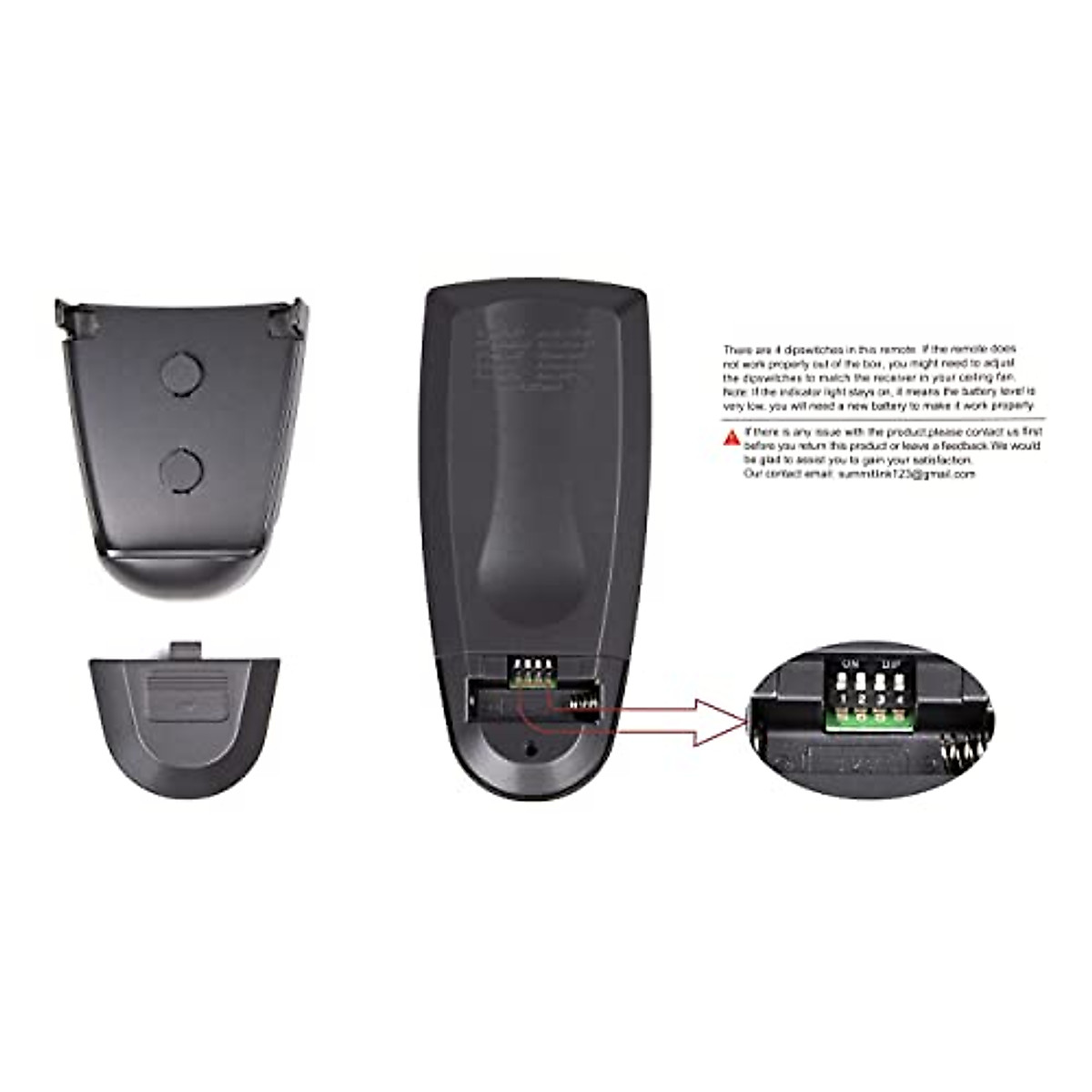 Replacement Remote UC7083T Hampton Bay Ceiling Fan Wireless Remote Control