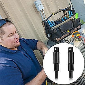 Btanadi Hvac Service Wrench Tools: 2 PCS Step Hexagon Key Adapter Air Conditioner Valve for Ratchet Wrench Hexagon Bit Adapter Kit, for Air Refrigeration Tools and Equipment Repair Tools Clearance