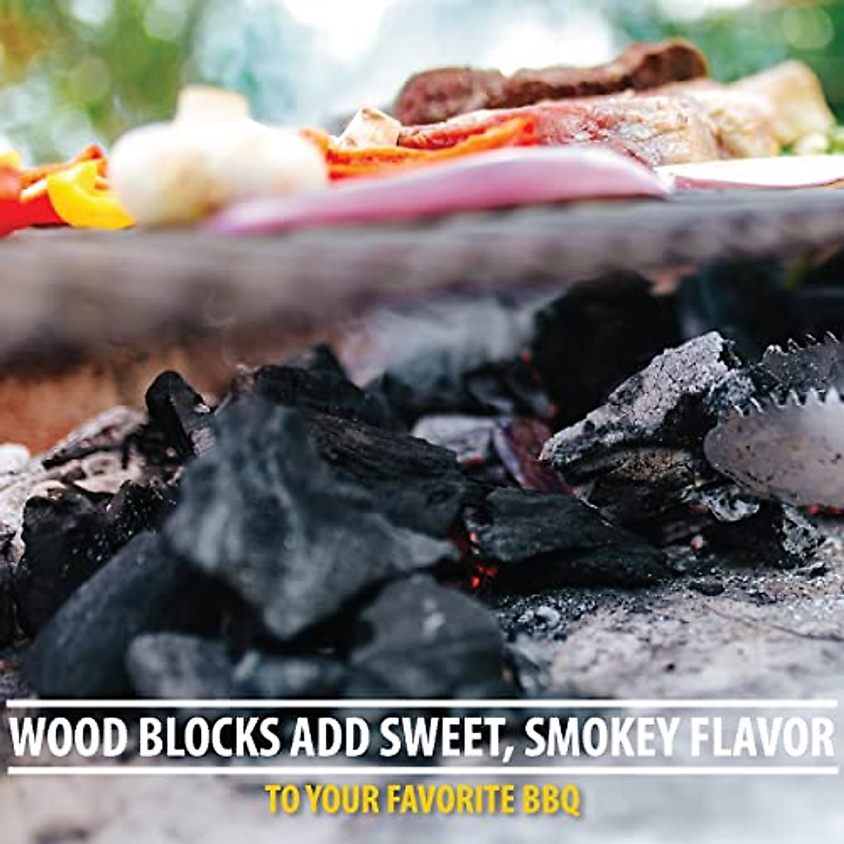 FOGO Fogostarters Natural Fire Starters, 30 Count Box and FOGO Barrel Proof Bourbon Barrel Blocks, Cask Strength Smoking Wood Chunks for Grilling, 2 Pound Resealable Bag, Bundle