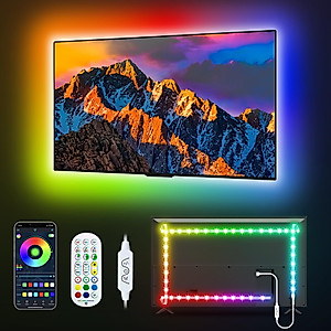 Daymeet LED Lights for TV, 9.8FT Led Backlight TV Lights RGB Led TV Lights for 32-60inch TV USB Led Strip Lights for TV Led Lights Sync with Music Bluetooth APP Control Led Lights for Bedroom