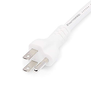 Amazon Basics Extension Cord, 13 Amps, 125V, 6 Foot, White