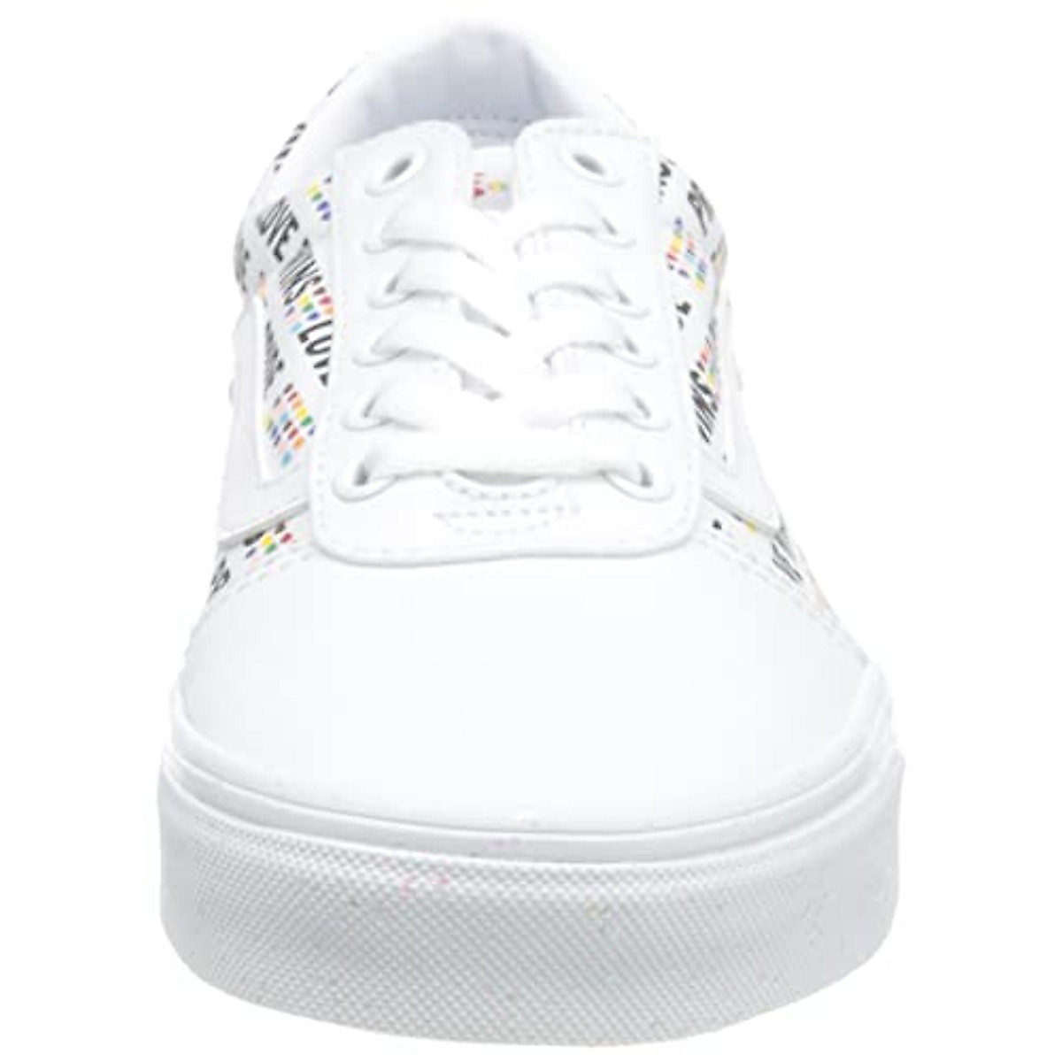 Vans Unisex Ward Pride Platform Sneaker - White 9