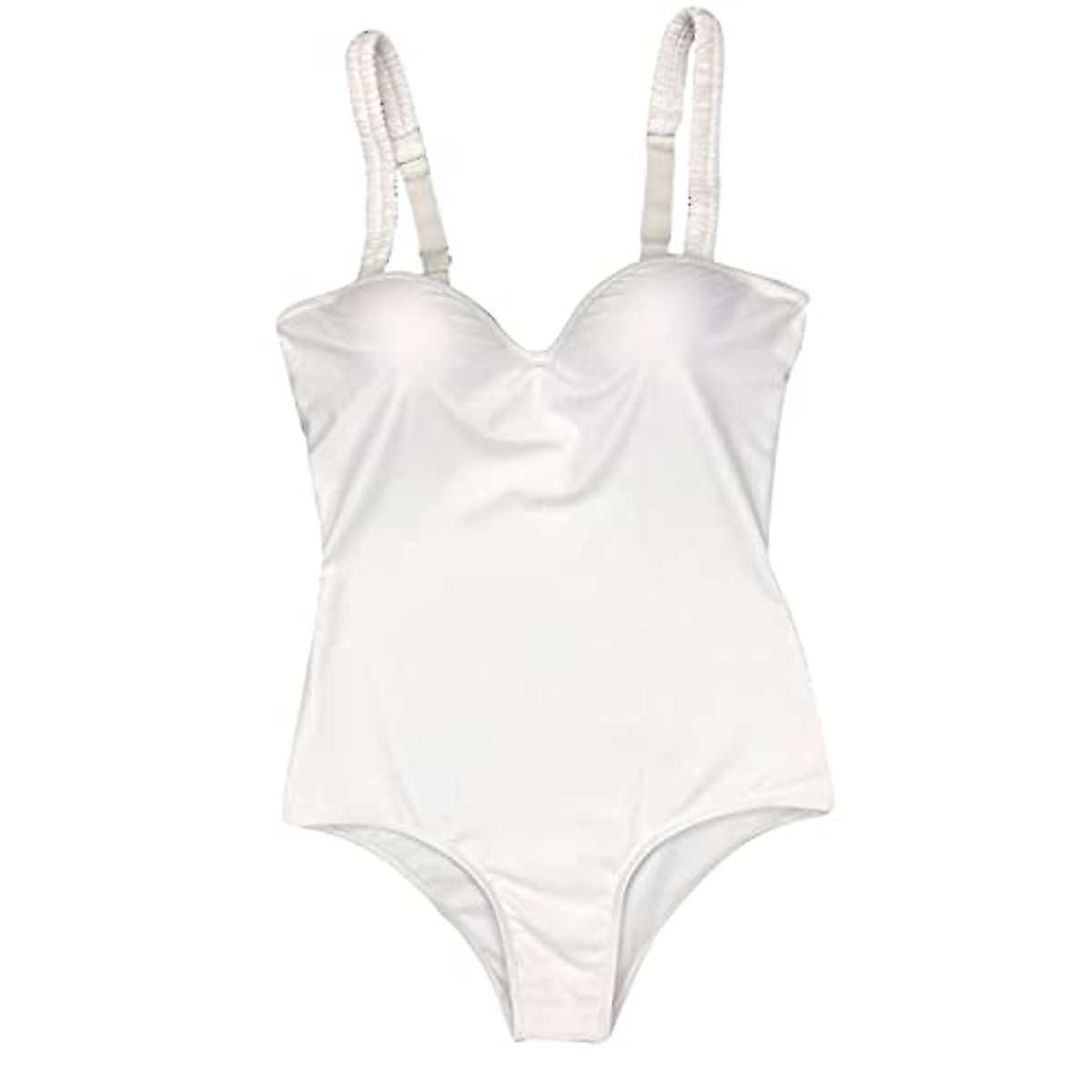 DUOWEI Bikini Man Bath Women Fashion Sexy Color Push Up Padded Bra Beach Bikini Swimwear Beach Bikini White