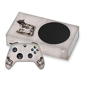 Head Case Designs Officially Licensed Klaudia Senator Vintage French Bulldog Vinyl Sticker Gaming Skin Case Cover Compatible with Xbox Series S Console and Controller Bundle