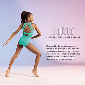 Balera Gymnastics Metallic Leotard Long Sleeve Royal/Royal Adult Small