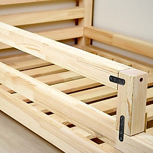 Rierdge 8 Sets 4 Inch Stainless Steel Flat Plate Straight Bracket Flat Metal Brace Bracket, 100mm Metal Brackets Mending Repair Plate Brace with Screws for Wood Straight Brace (Black)