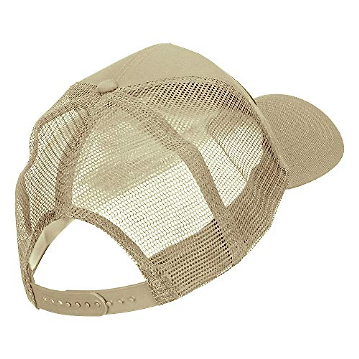 e4Hats.com US Air Force Retired Military Patched Mesh Cap - Khaki OSFM