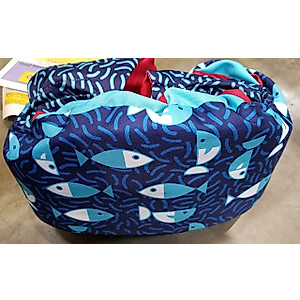 Speedo Kids' UPF 50+ Begin to Swim Printed Neoprene Swim Vest (Blue)