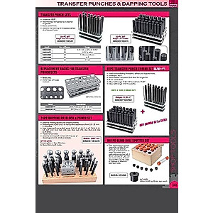 HHIP 8600-0041 28 Piece Transfer Punch Set, 3/32" - 1/2"