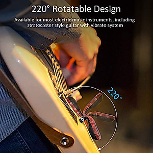 summina 5.8GHz Wireless Guitar System Rechargeable Audio Transmitter Receiver 4 Channels Audio System for Electric Guitar Bass