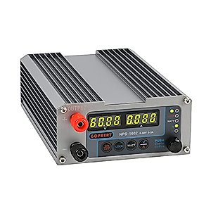 GIXAA DC Power Supply Variable NPS-1602 Lab Adjustable Digital Mini DC Power Supply Aeromodelling DIY Switch Power Supply WATT with Lock Function 60V 3A with LCD Display