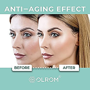 Olrom Korean Skin Care Depuffing Eye Patches: 60-Pack of Hydrating Under Eye Masks with Collagen & Snail Secretion for Dark Circles & Under Eye Puffiness