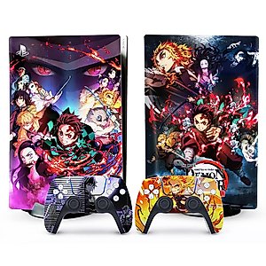 Stickers for Ps5 Controller Skin Disk Package, Suitable for Playstation 5 Shell Console and Controller, Durable, Scratch Resistant and Bubble Free B Style