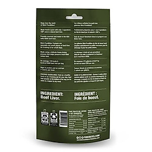 Mini-PureBites Freeze Dried Beef Dog Treats | Only 1 Ingredient | 85g