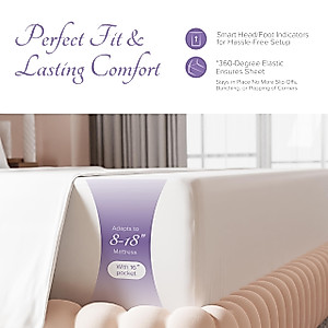 Carressa Linen Luxury Egyptian Cotton 4 PC Queen Size Sheet Set - 600 Thread Count Deep Pocket Fitted and Flat Sheets, Soft, Cooling Extra Long Staple Hotel-Quality Bedding with Sateen Weave - White