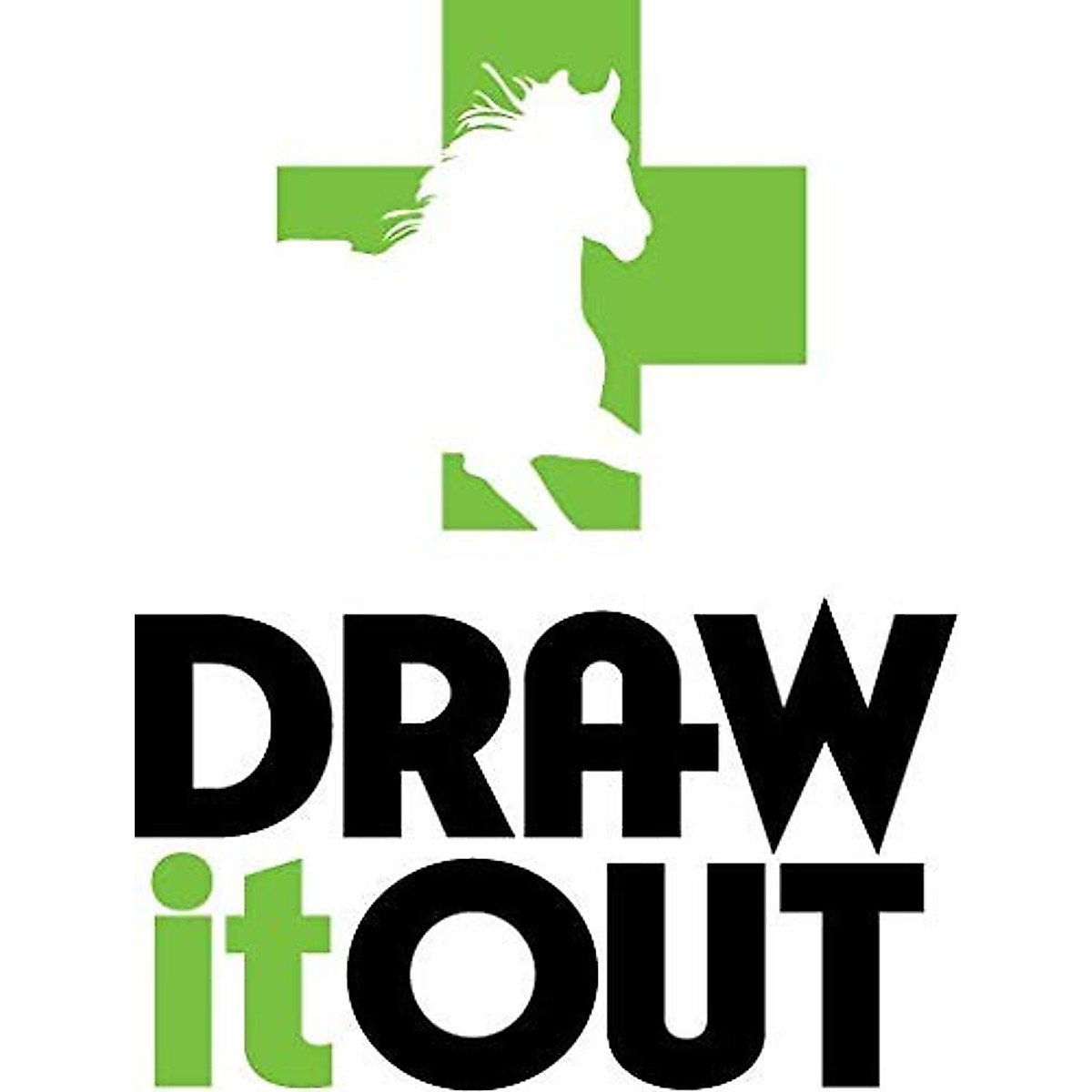 Draw It Out Liniment Gel - Veterinary Strength - Odorless and Colorless - Pain Relief Topical Analgesic Horse Cream for Joint and Muscle Pain - Natural Mineral - 64 oz