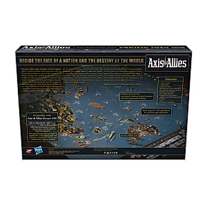 Avalon Hill Axis & Allies Pacific 1940 Second Edition WWII Strategy Board Game, with Extra Large Gameboard, Ages 12 and Up, 2-4 Players