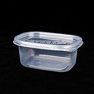 Toyvian 12pcs Food Storage Containers with Lids Rectangular Plastic Lunch Boxes Disposable Food Container Kitchen Sealed Box for Fruit Cake 280ML (Green,Blue,Transparent,Pinkï¼‰