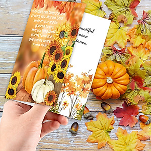 WorldBazaar Thanksgiving Greeting Cards Religious Cards with Bible Verses Envelopes 24 Pack