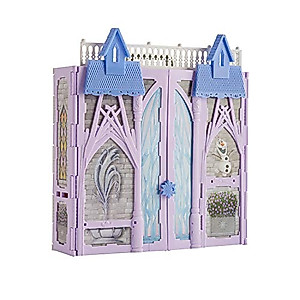 Disney Frozen Fold and Go Arendelle Castle Playset Inspired 2 Movie, Portable Play - Toy for Kids Ages 3 and up
