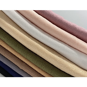 Txmout Hijab Scarfs for Women Premium Jersey Hijab Hijab for Women Muslim Cotton Hijab (Black)