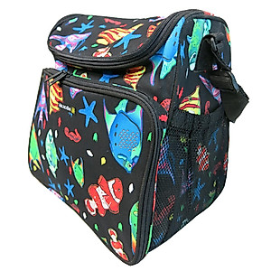 Tropical Fish Diaper Bag Deluxe Fish Theme Baby Bag - Loaded with Features & Pockets Gift For New Mom or Dad