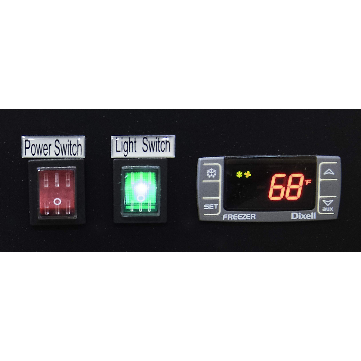 Commercial Grade Merchandiser Refrigerator | Black Coated Steel Cabinet | 2 Sliding Glass Doors | Fog Resistant Glass | 45 Cu. Ft. | 8 Adjustable Shelves | 53.2" x 31.9" x 82.625” | R-290 Refrigerant