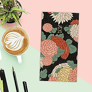 Willow Creek Press Floral Punch 2-Year January 2024 - December 2025 Monthly Pocket Planner (3.5" x 6.5")