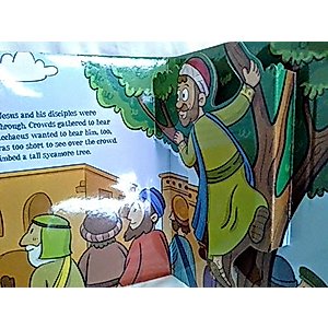 The Clever Factory The Story of Creation, Prodigal Son, Good Samaritan, and Zacchaeus Pop Up Books - Set of 4 Multicolored