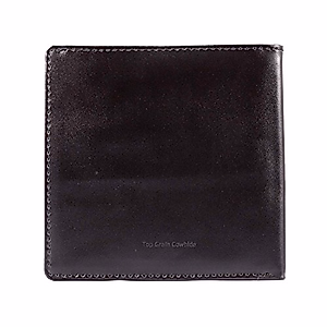 Big Skinny Men's World Leather Bi-Fold Slim Wallet, Holds Up to 35 Cards, Black