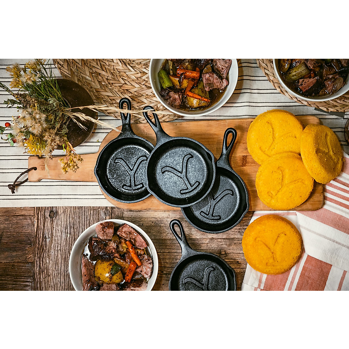 Lodge Yellowstone - 5" Mini Skillet, Power Y Design