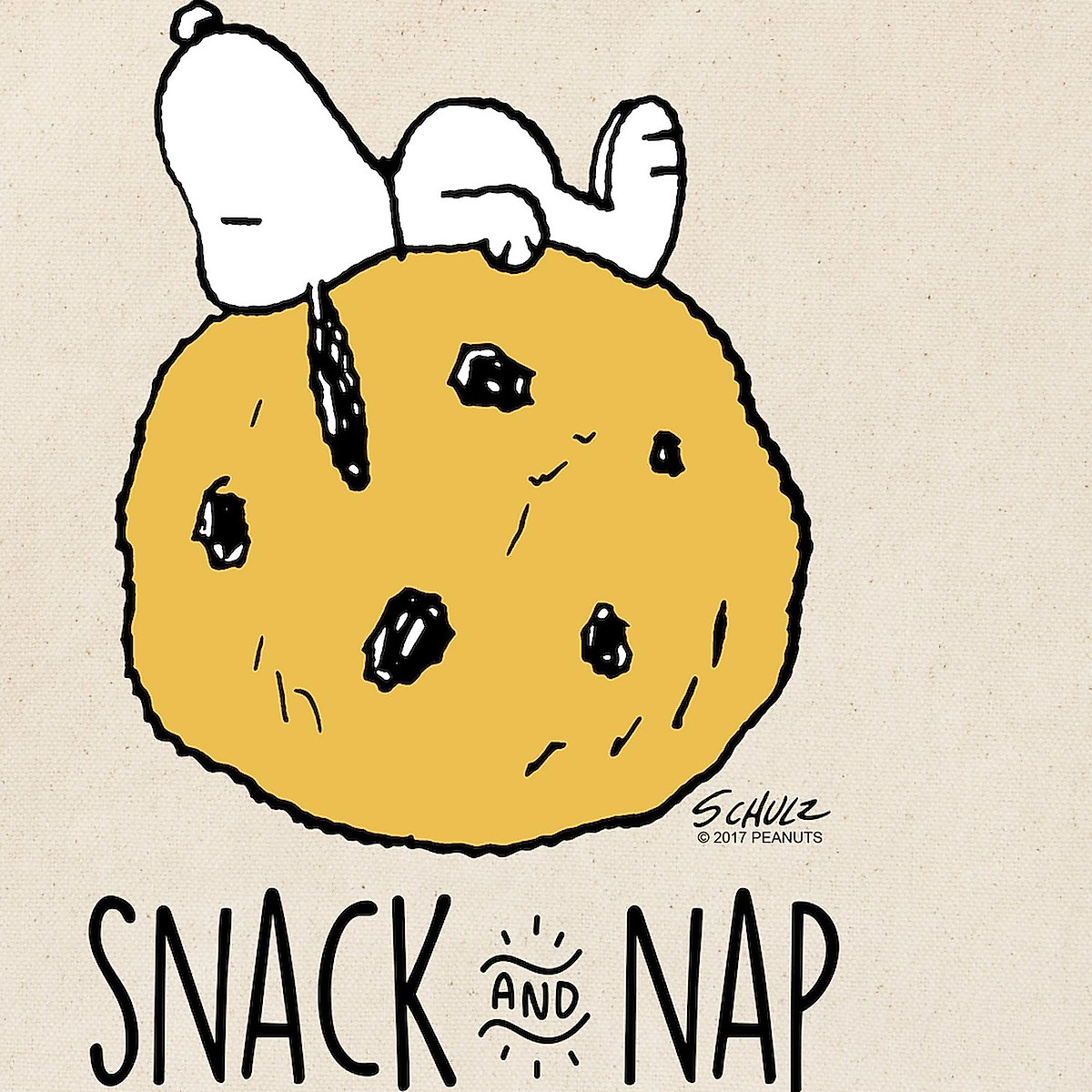 CafePress Peanuts Snoopy Canvas Tote Shopping Bag