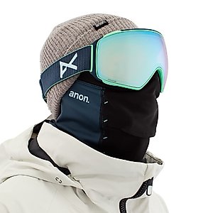 Anon Men's M4 Toric Goggles with Spare Lens and MFI Mask, Navy / Perceive Variable Blue